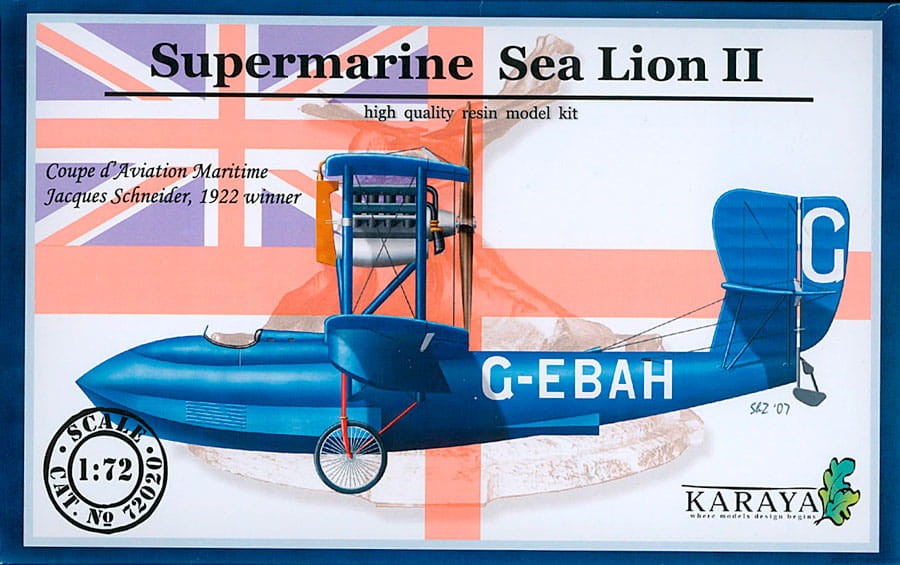 KARAYA łódź latająca SUPERMARINE "SEA LION II" - 1/72 KARAYA / 1/72 ...