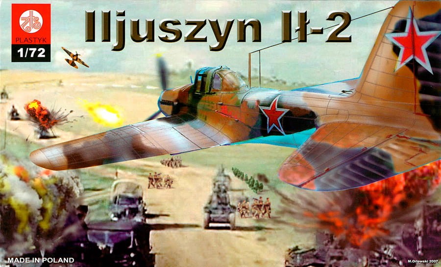ZTS PLASTYK IŁ-2 szturmowy - 1/72 ZTS PLASTYK / 1/72 / SAMOLOTY ...