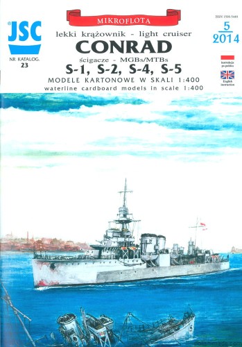 JSC JSC-023 - ORP CONRAD / S-1 / S-2 / S-4 / S-5 - 1/400 JSC / 1/400 ...